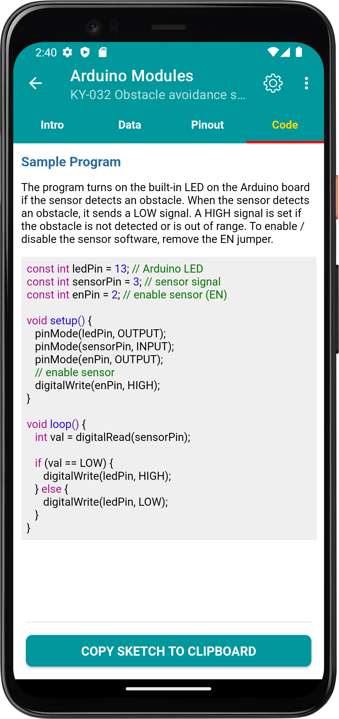 Arduino Modules And Sensors Android App Mobile Apps Solutions